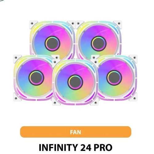 Fan Casing - DarkFlash INFINITY 24 PRO ARGB 5in1 - White – Digital-outlet-lb