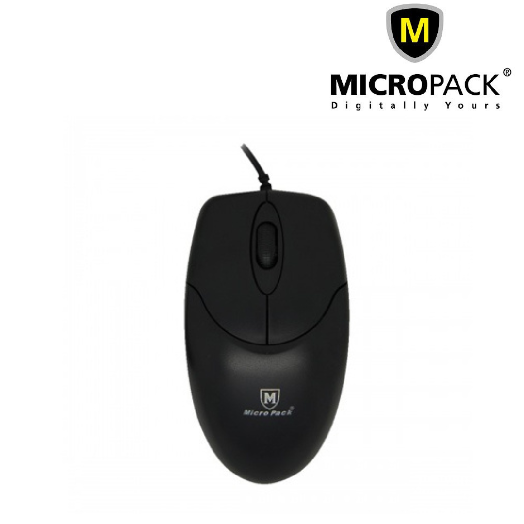 Micropack M 101 Comfy Lite Wired Optical Mouse Black Digital Outlet Lb