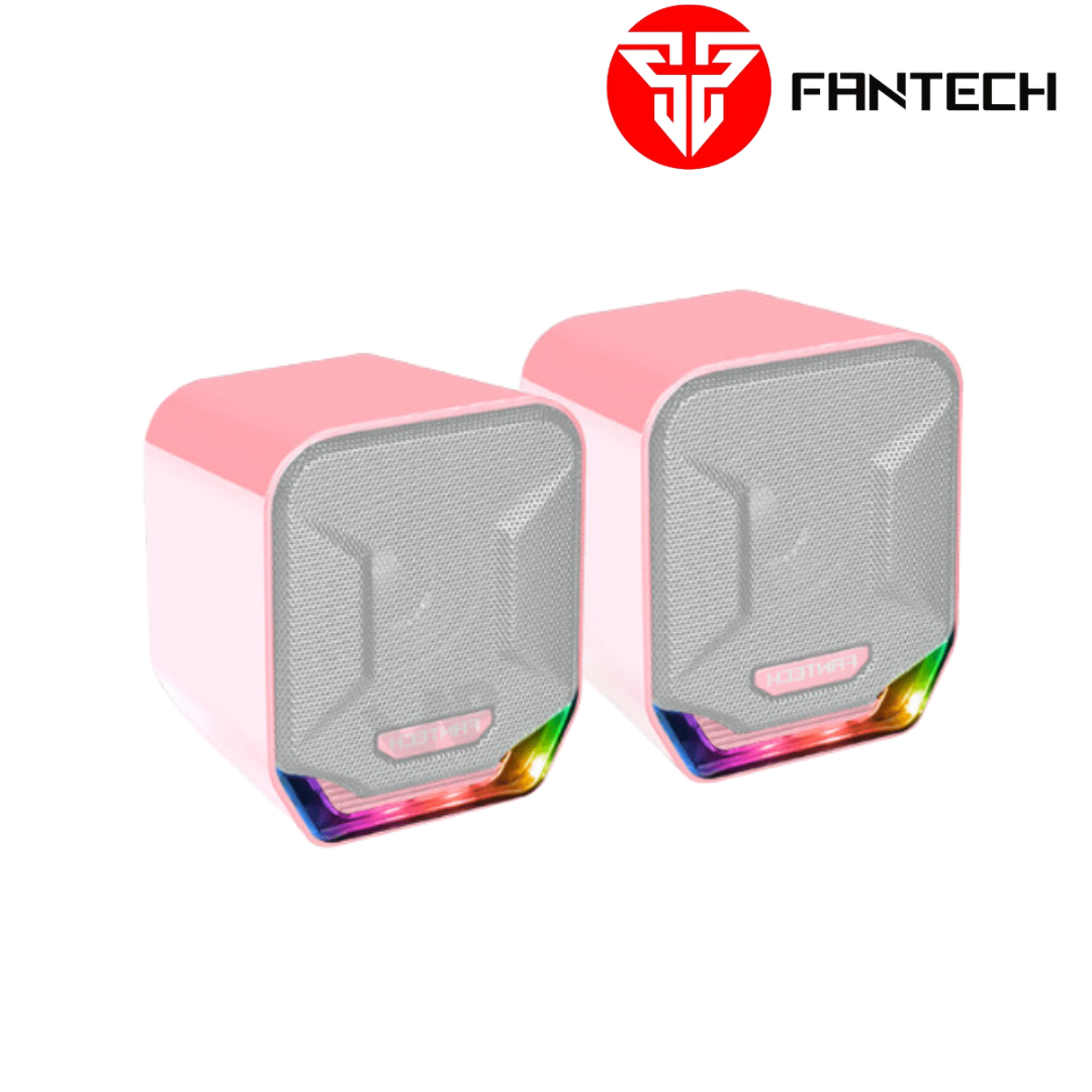 Fantech GS202 SONAR USB RGB Gaming & Music Speaker (Pink Sakura Editio ...