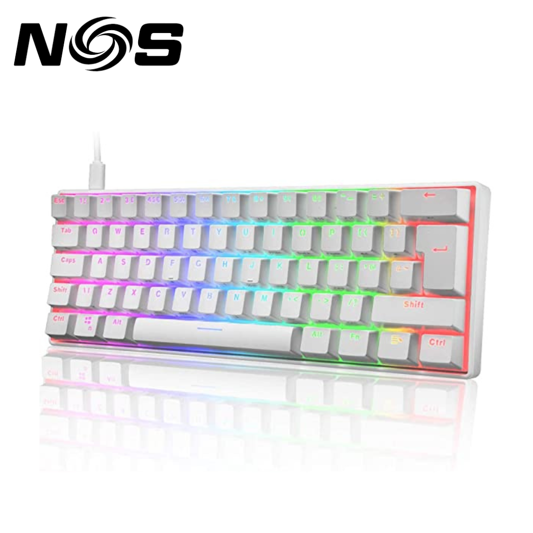 NOS C450 Mechanical RGB 60% White (NO BOX) – Digital-outlet-lb
